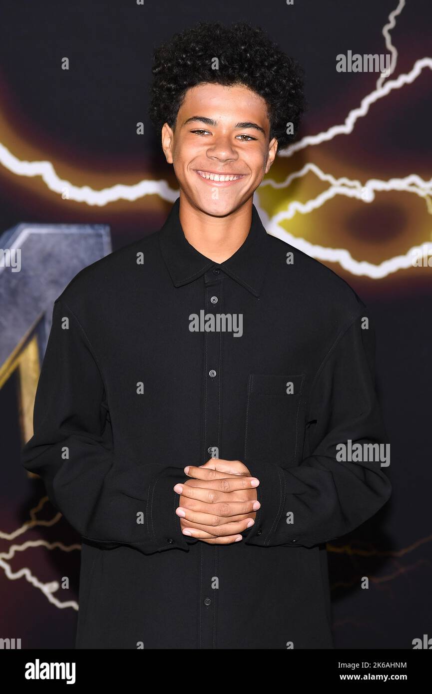 New York, USA. 12th Oct, 2022. Actor Jalon Christian attends the “Black ...