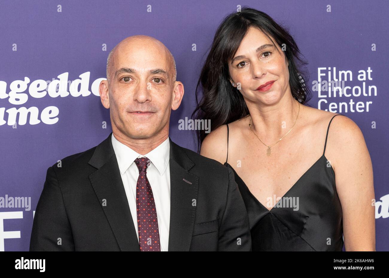 Marc Butan (L) attends presentation of movie Armageddon Time during ...