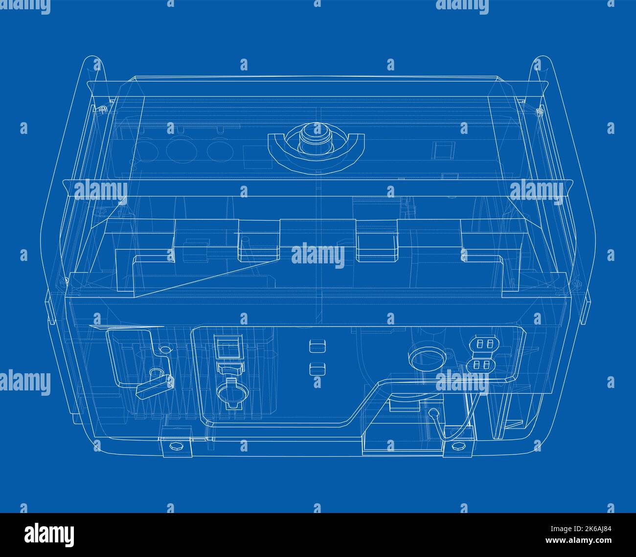 Portable Electro Generator Vector Stock Vector Image And Art Alamy