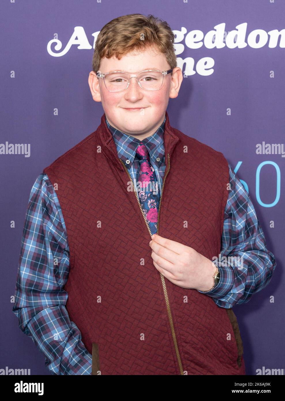 Jacob Mackinnon attends presentation of movie Armageddon Time during ...