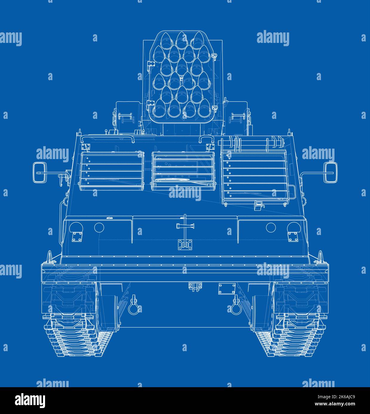 Military track missle system. Vector Stock Vector Image & Art - Alamy