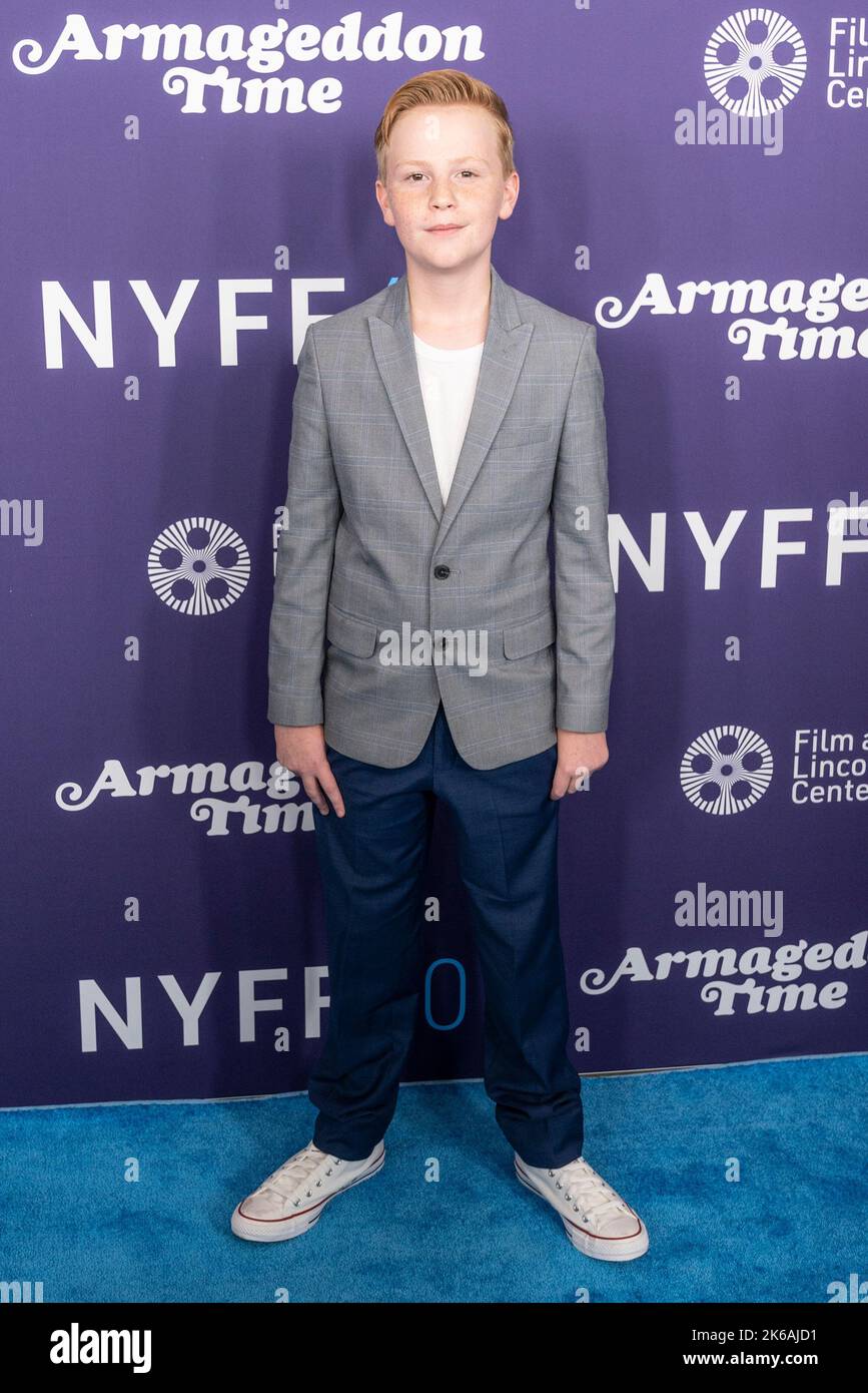 Landon James Forlenza attends presentation of movie Armageddon Time ...