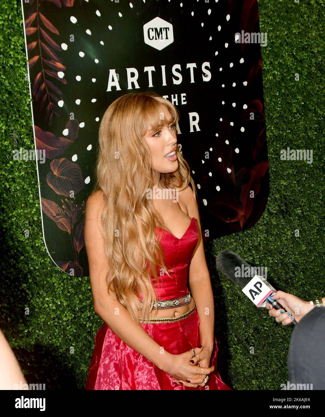12 October 2022 - Nashville,Tennessee - Laci Kaye Booth. 2022 CMT ...