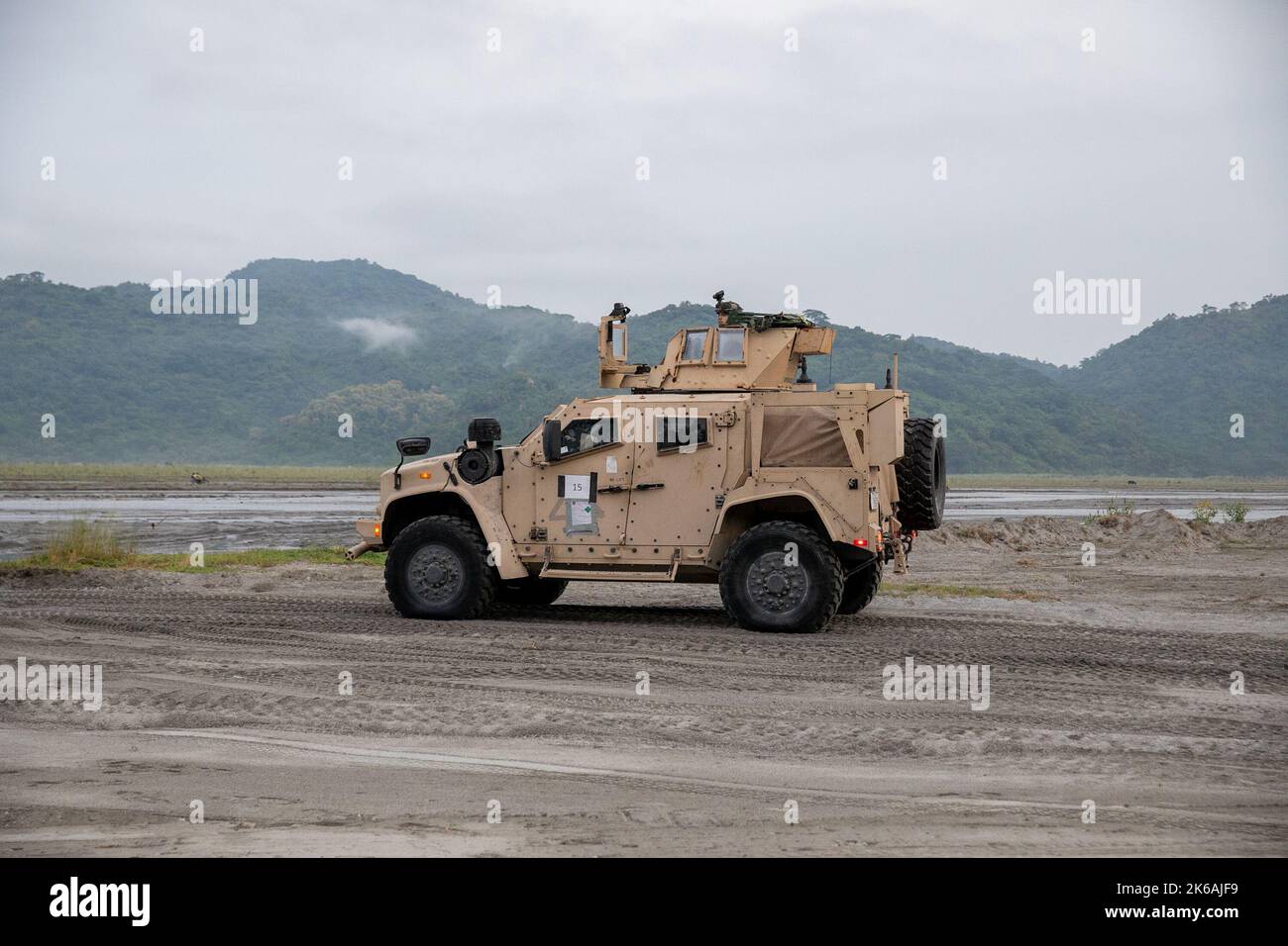 Manila, Philippines. 13th Oct, 2022. A US MRAP (Mine Resistant Ambush ...