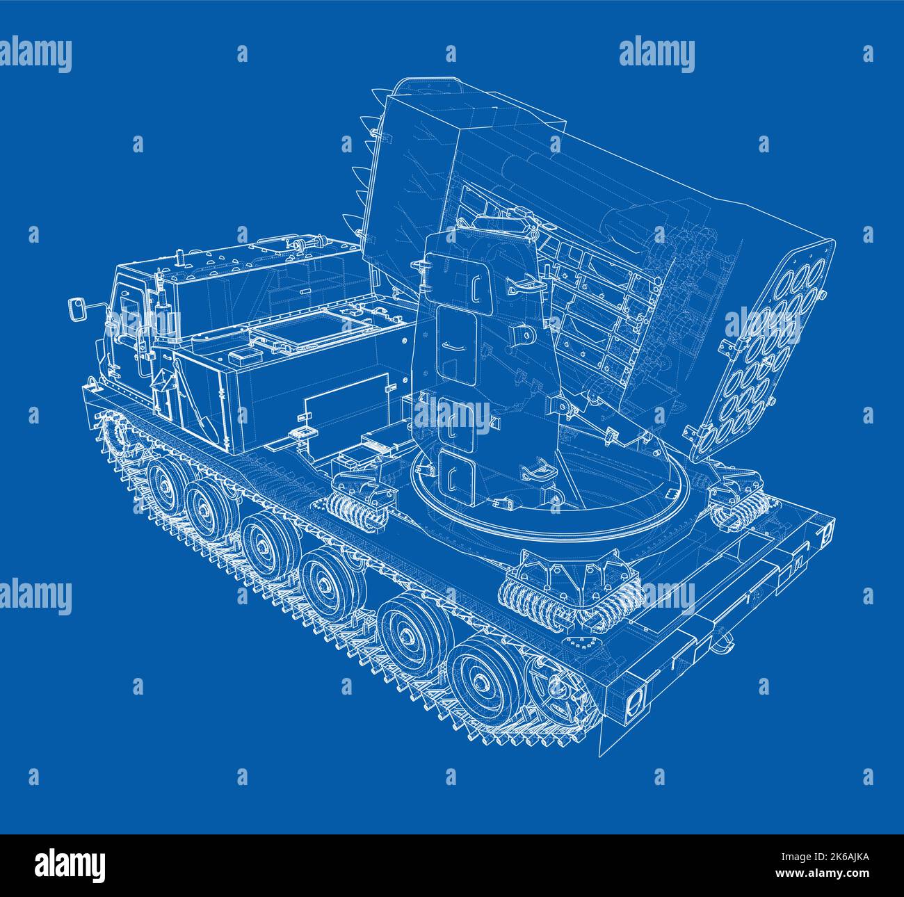 Military track missle system. Vector Stock Vector Image & Art - Alamy