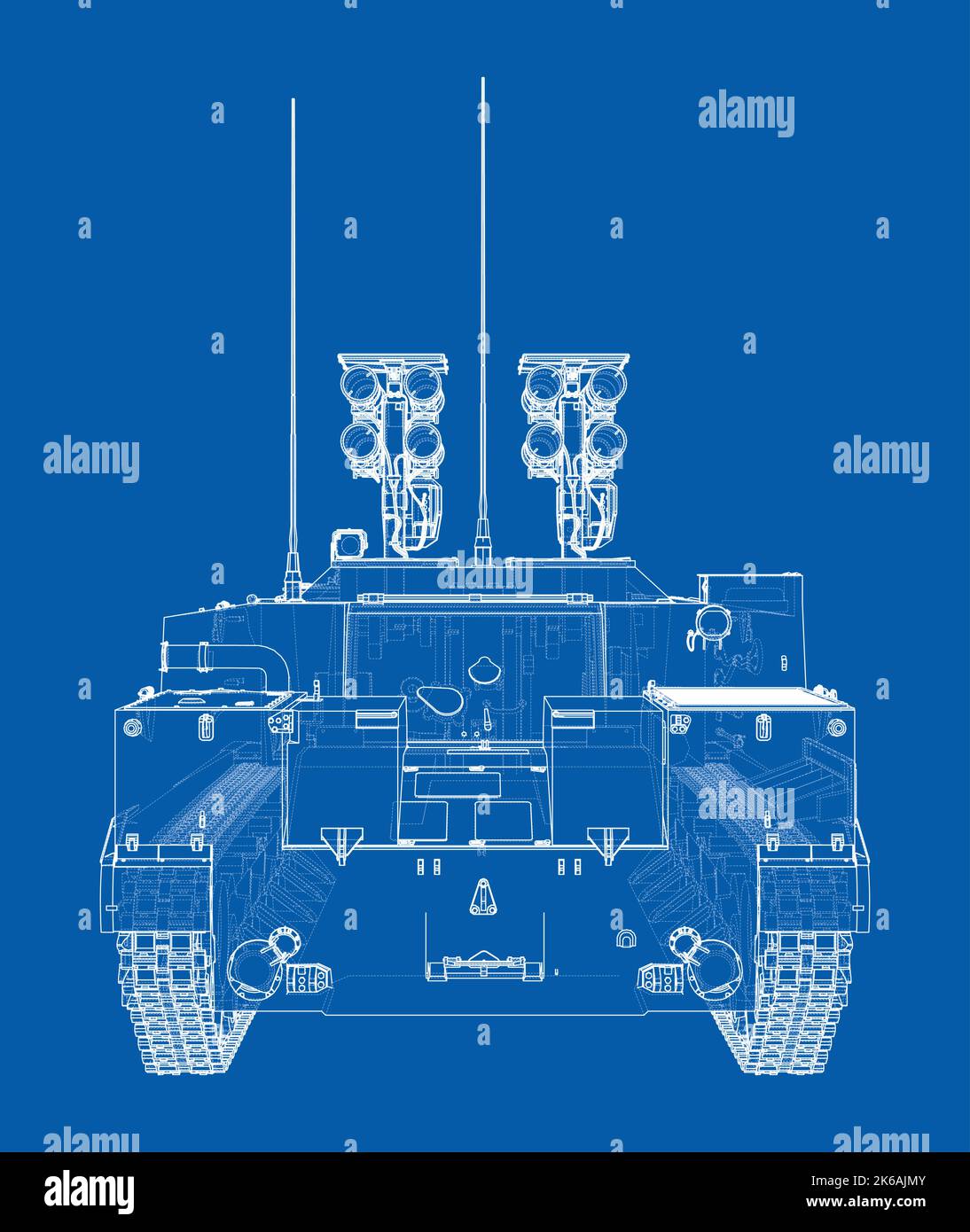Anti-tank armored car. Vector Stock Vector Image & Art - Alamy