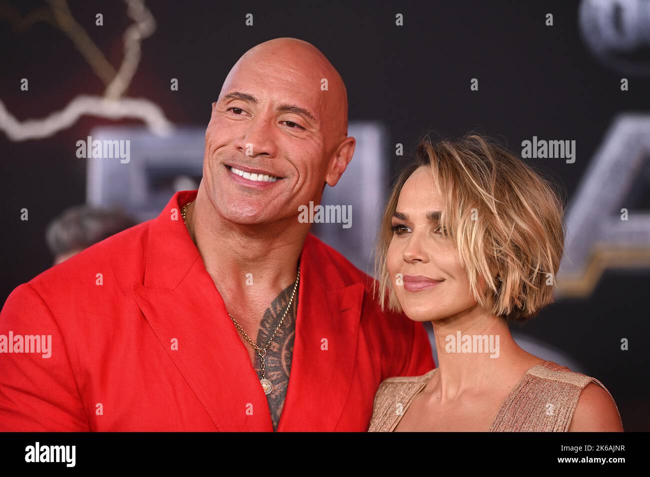 New York, USA. 12th Oct, 2022. (L-R) Dwayne Johnson and Arielle Kebbel ...