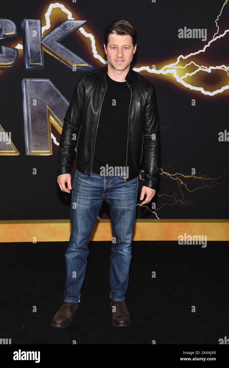 Actor Ben McKenzie attends the “Black Adam” premiere in Times Square ...