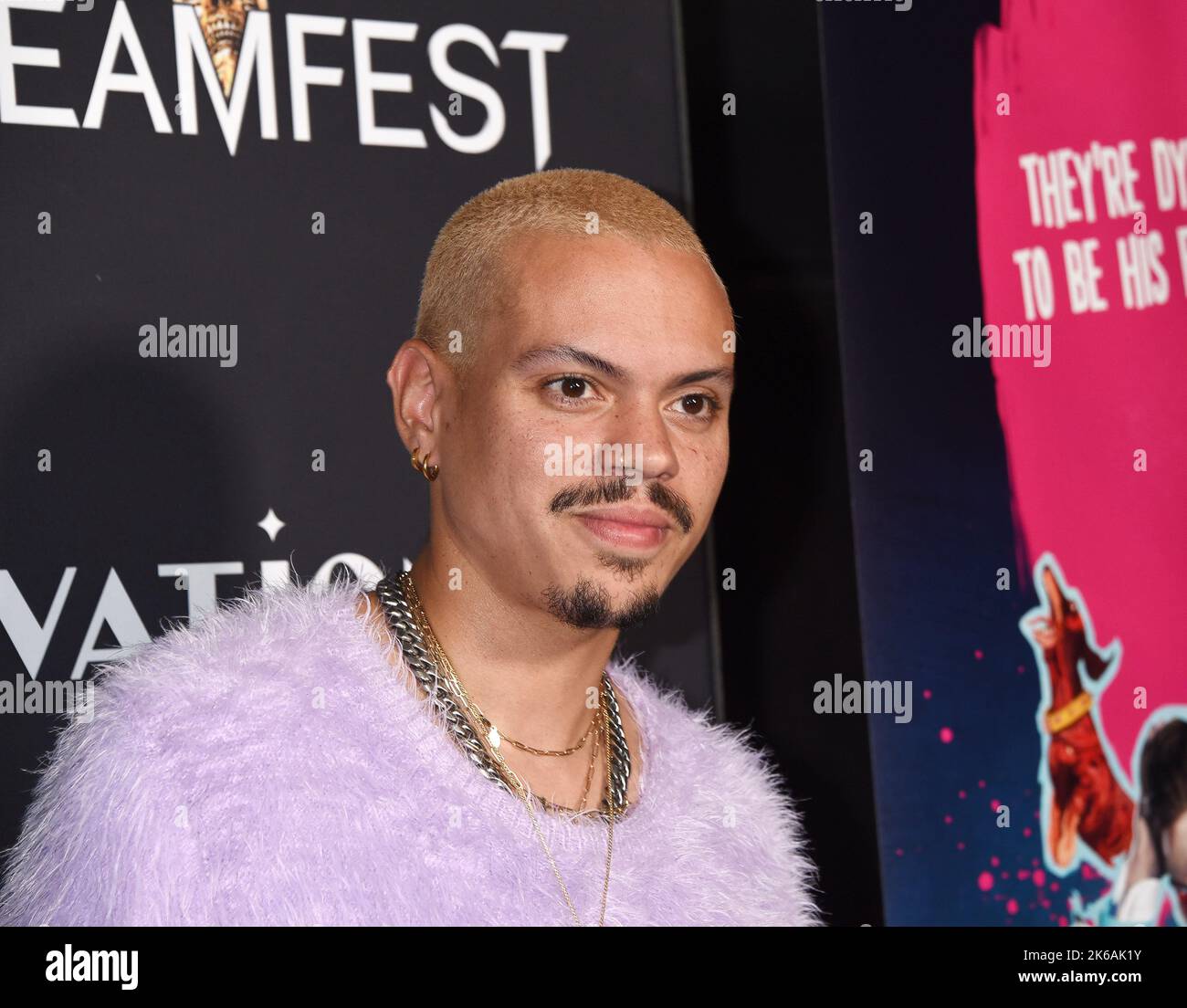 Hollywood, California, USA. 12th Oct, 2022. Evan Ross arriving to "The ...