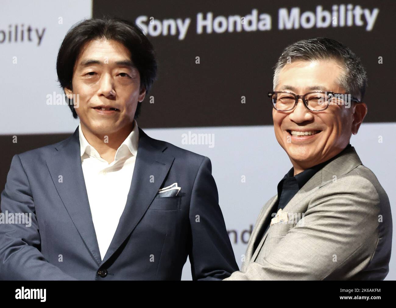 Tokyo, Japan. 13th Oct, 2022. Newly appointed Sony Honda Mobility (SHM ...