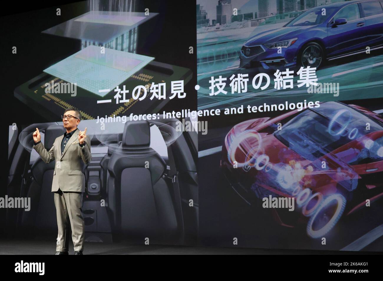 Tokyo, Japan. 13th Oct, 2022. Newly appointed Sony Honda Mobility (SHM ...
