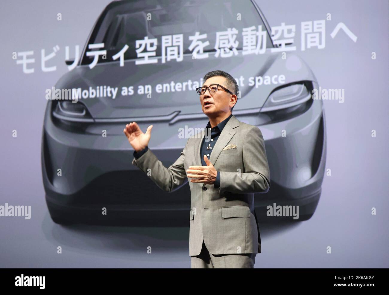 Tokyo, Japan. 13th Oct, 2022. Newly appointed Sony Honda Mobility (SHM) chairman and CEO ...