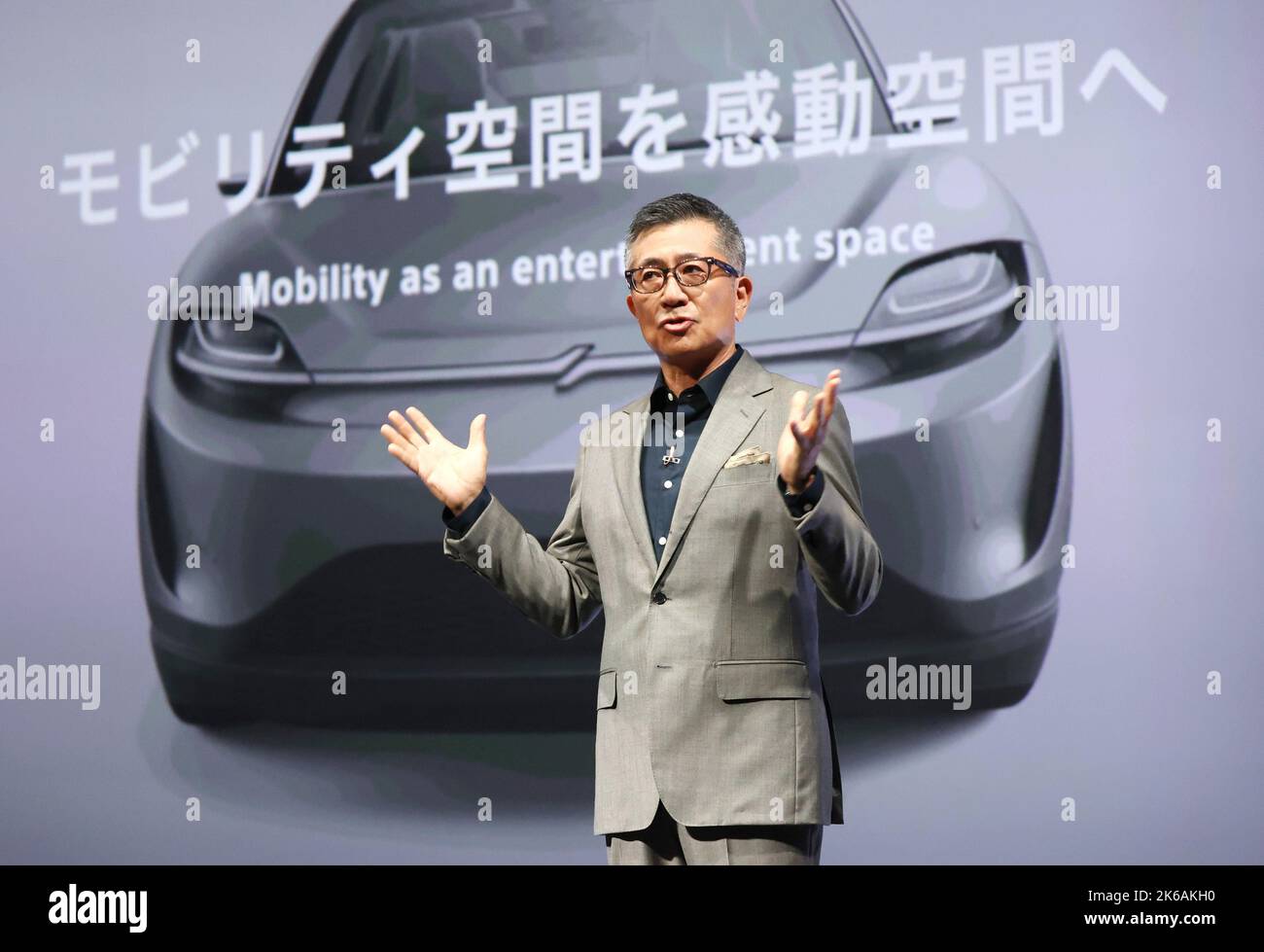 Tokyo, Japan. 13th Oct, 2022. Newly appointed Sony Honda Mobility (SHM ...
