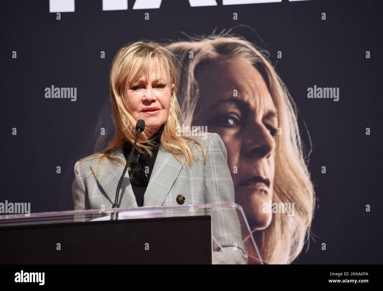 Los Angeles, USA. 12th Oct, 2022. Melanie Griffith at the Jamie Lee ...