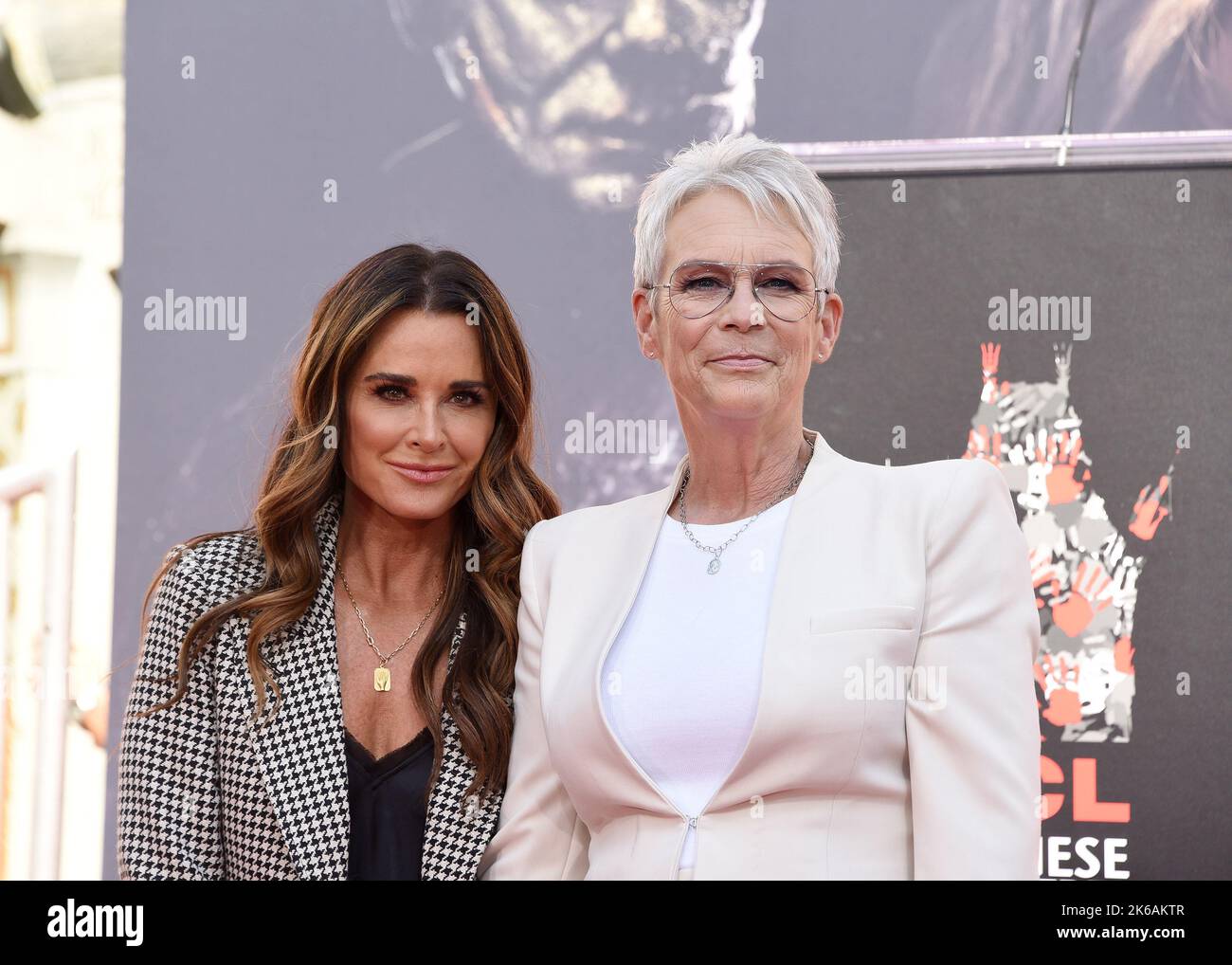 Los Angeles, USA. 12th Oct, 2022. Kyle Richards and Jamie Lee Curtis ...