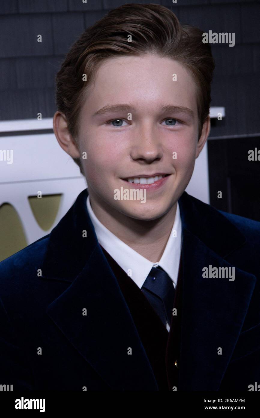 New York, NY, USA. 12th Oct, 2022. Luke David Blumm at arrivals for THE ...