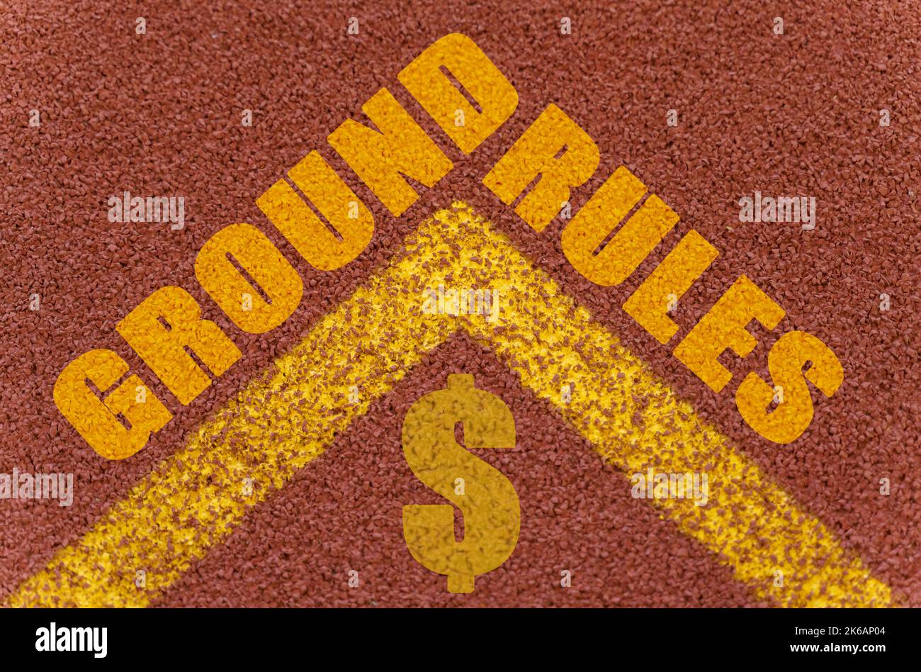 Business and finance concept. On the treadmill there is a dollar sign ...