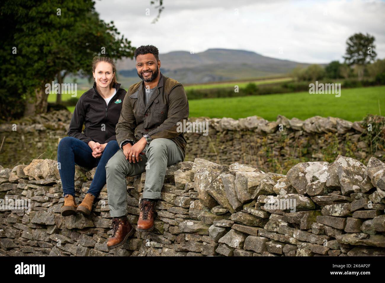EDITORIAL USE ONLY JB Gill (right) with Jo Lawrence, senior manager ...