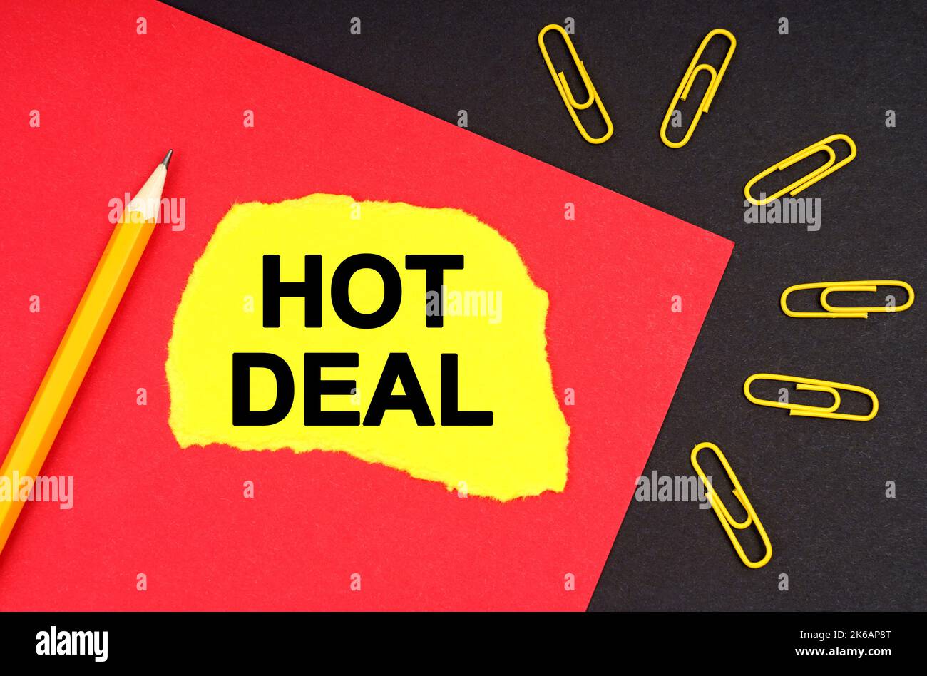 Business and finance concept. On a black background, there are yellow ...