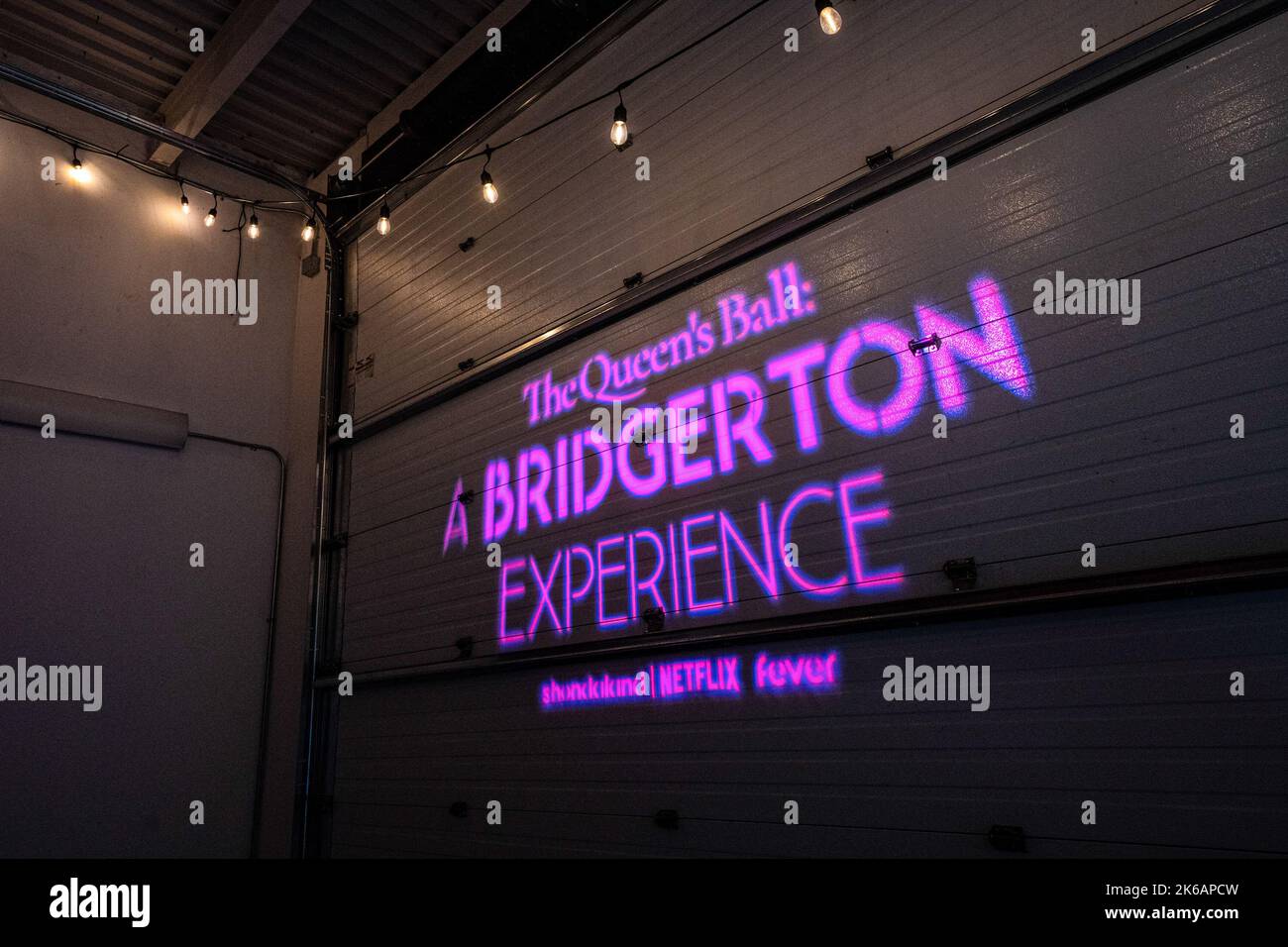 Toronto, Canada. 12th Oct, 2022. A sign that says "The Queen's Ball: A ...