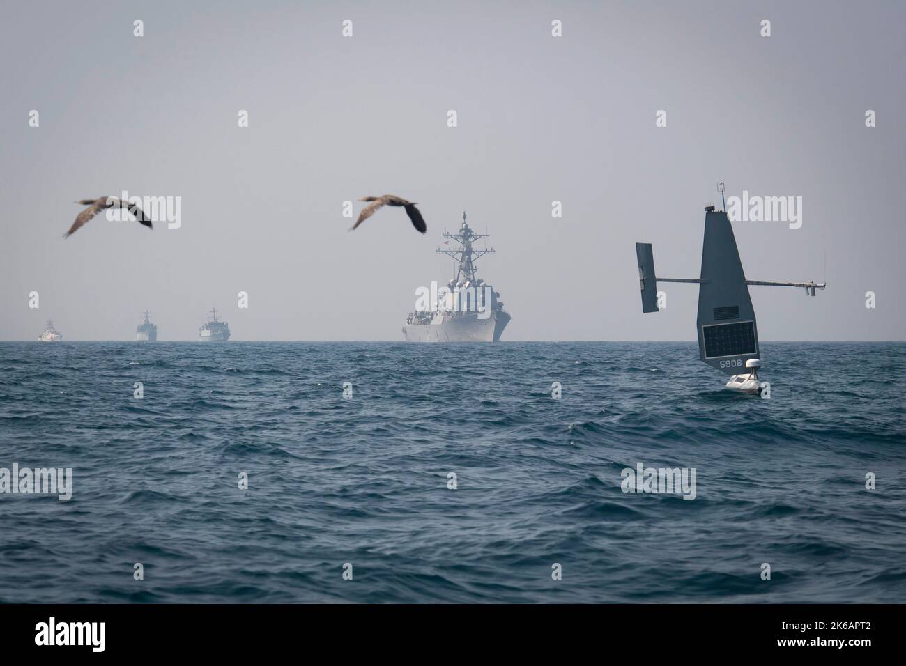 Arabian Gulf. 7th Oct, 2022. Saildrone Explorer unmanned surface ...