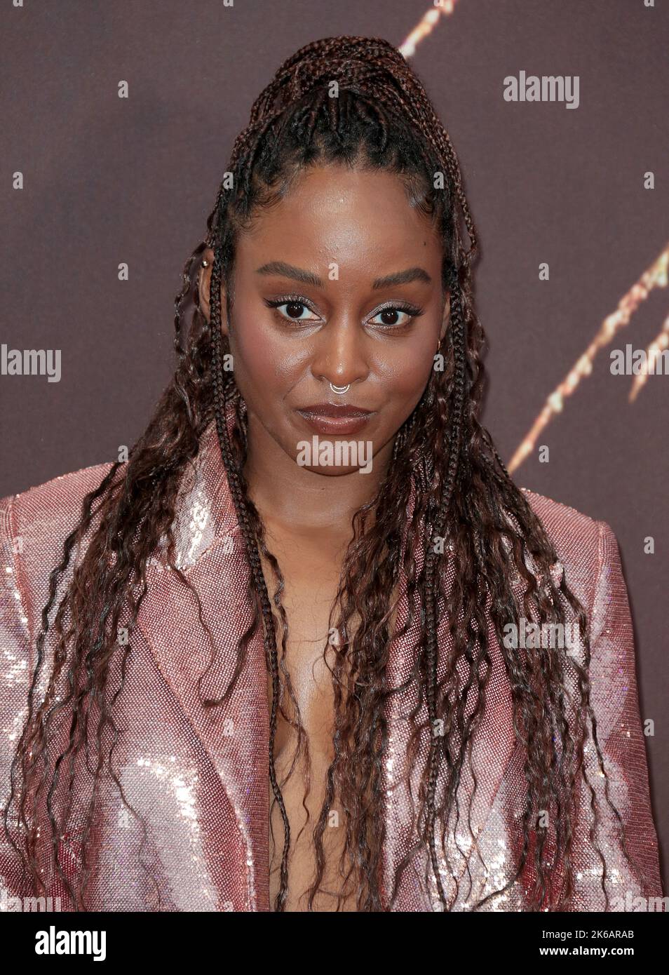 Oct 12, 2022 - London, England, UK - Crystal Clarke attending 66th BFI ...