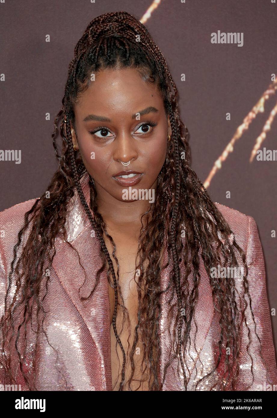 Oct 12, 2022 - London, England, UK - Crystal Clarke attending 66th BFI ...