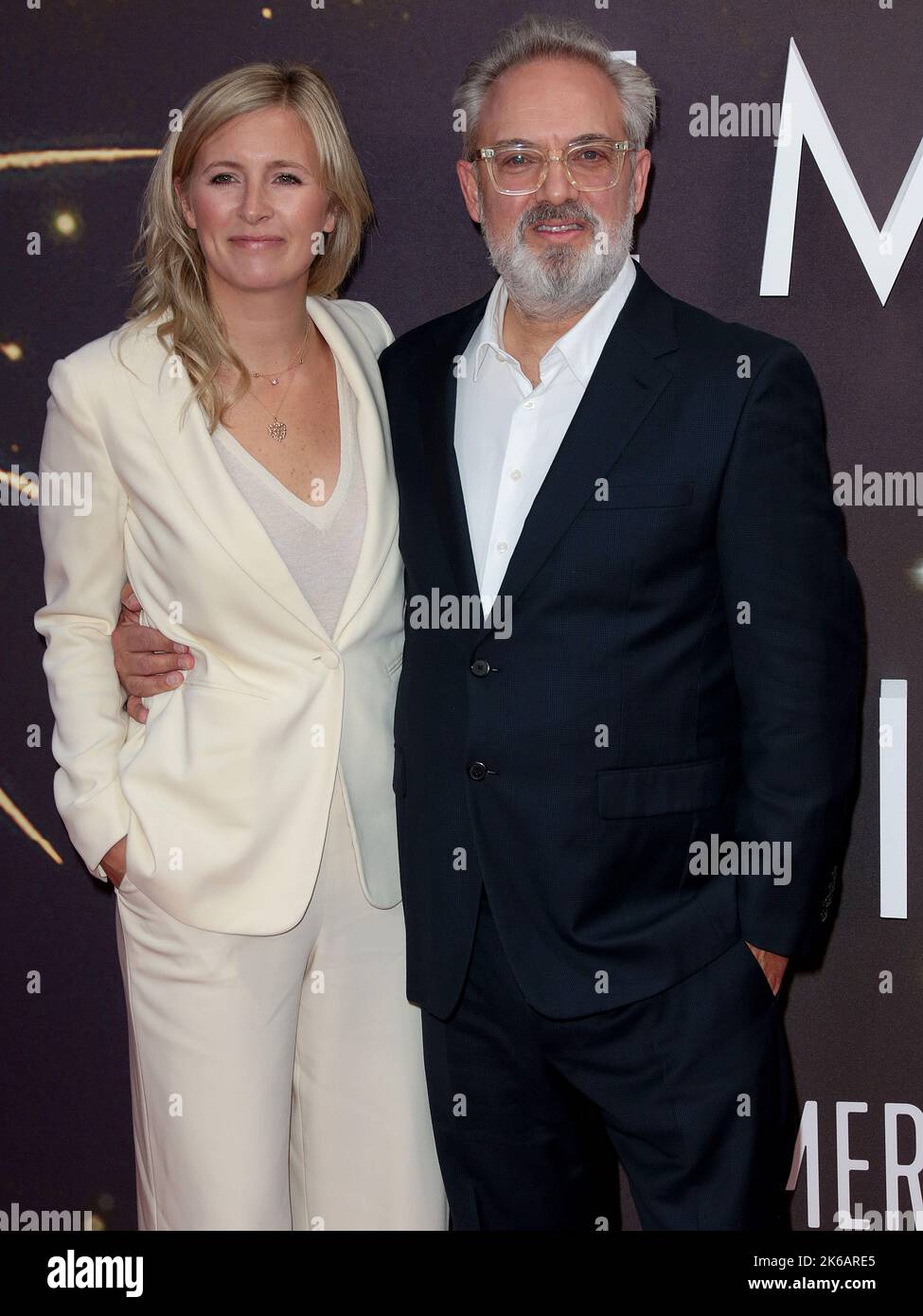 Oct 12, 2022 - London, England, UK - Sam Mendez and Alison Balson ...