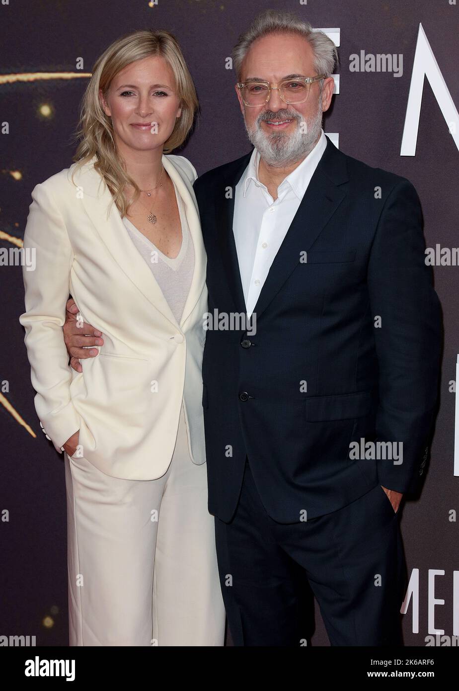 Oct 12, 2022 - London, England, UK - Sam Mendez and Alison Balson ...