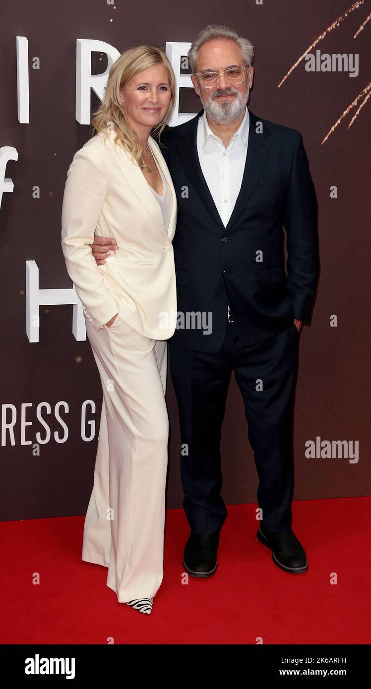 Oct 12, 2022 - London, England, UK - Sam Mendez and Alison Balson ...