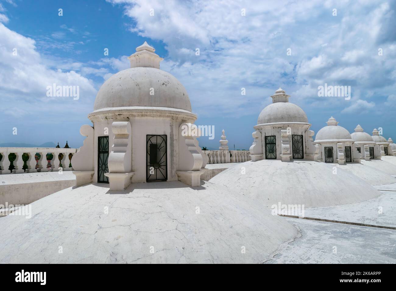 An aerial view of Cathedral-Basilica of the Assumption of the Blessed ...