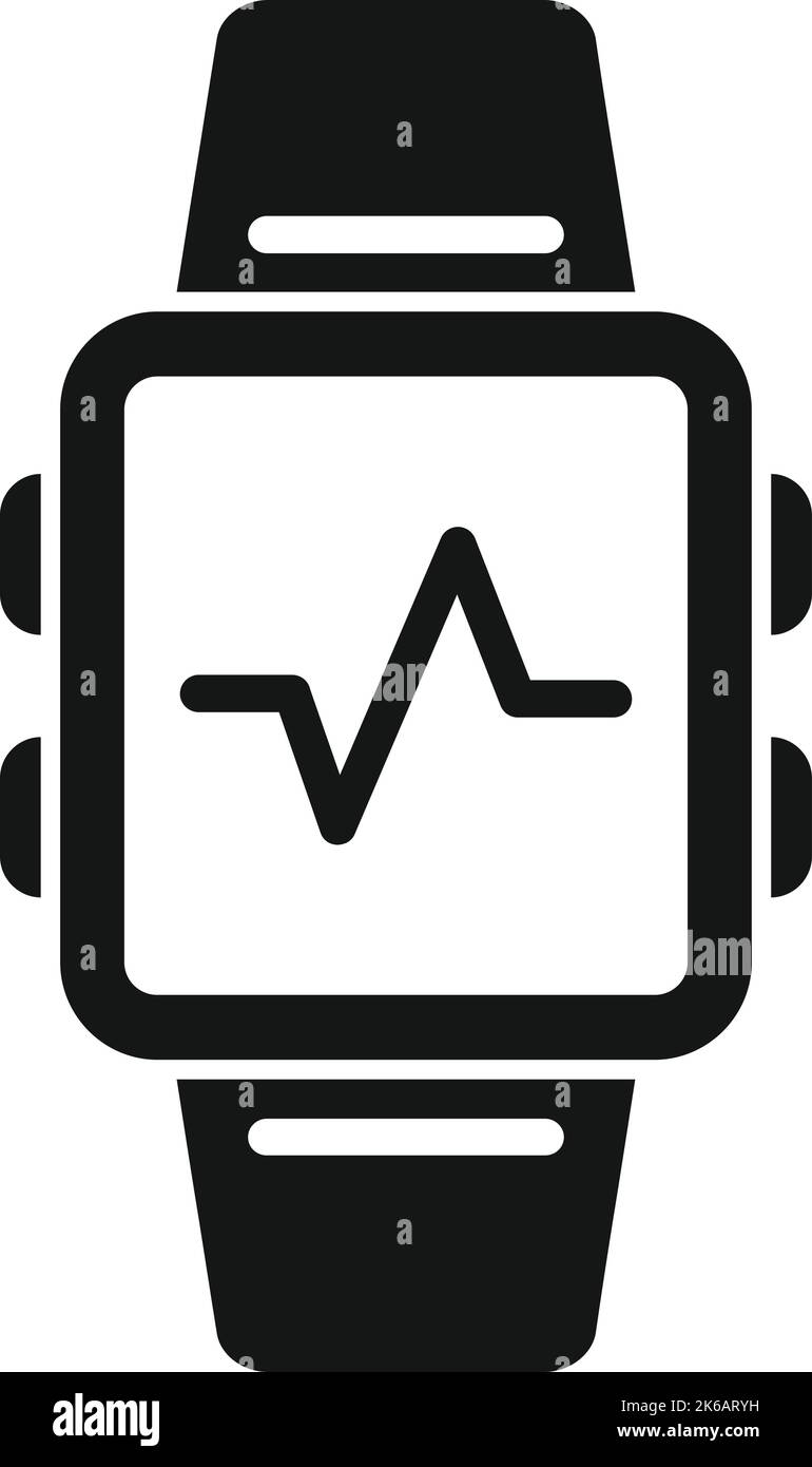 Smartwatch icon simple vector. Diet food. Fat body Stock Vector Image ...