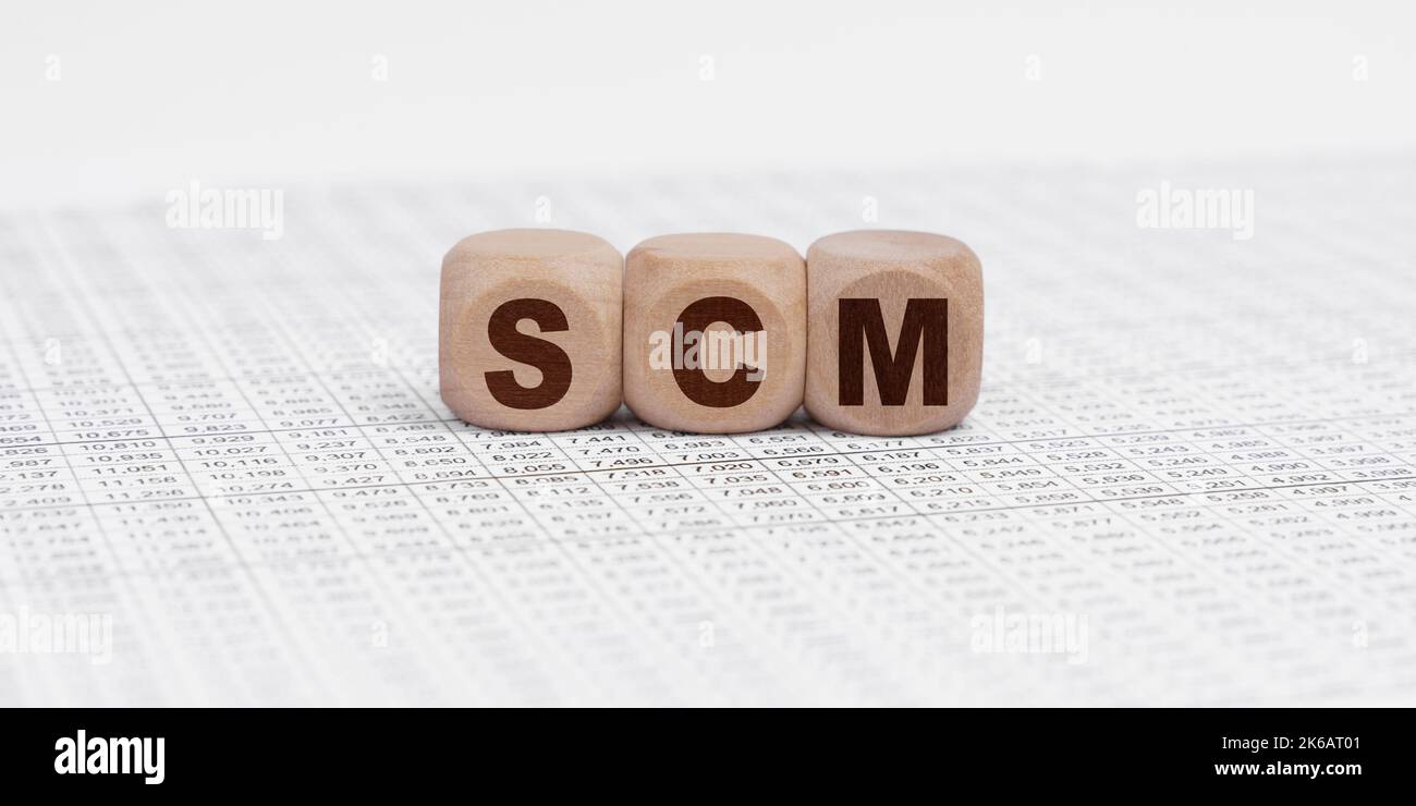 Business and finance concept. There are cubes on the reporting ...