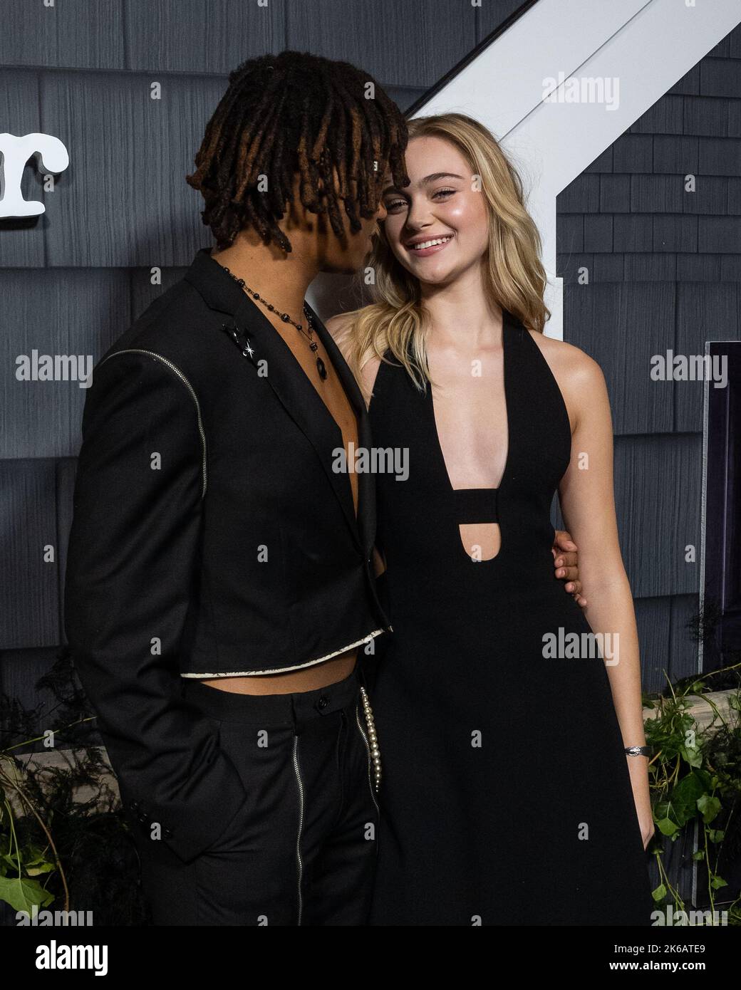 Henry Hunter Hall and Isabell Gravitt attend the world premiere of “The ...