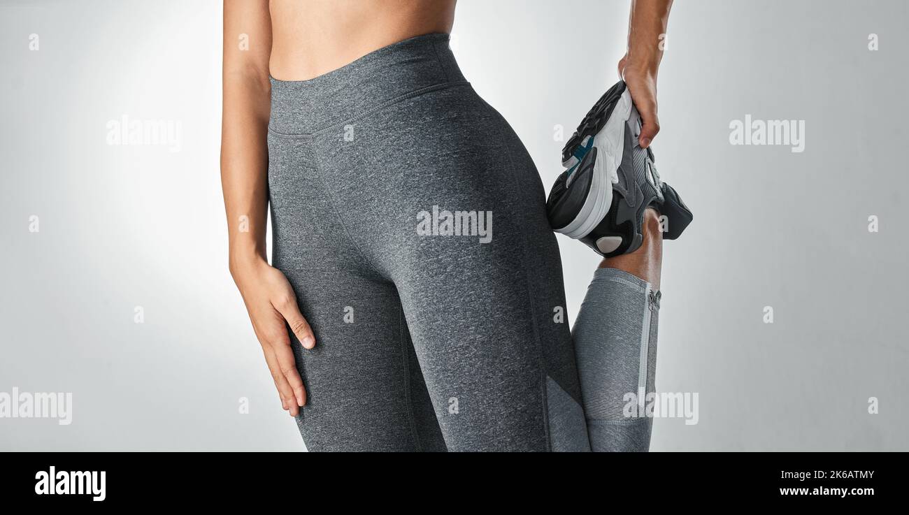 Promoting flexibility for better range of motion. Studio shot of a ...