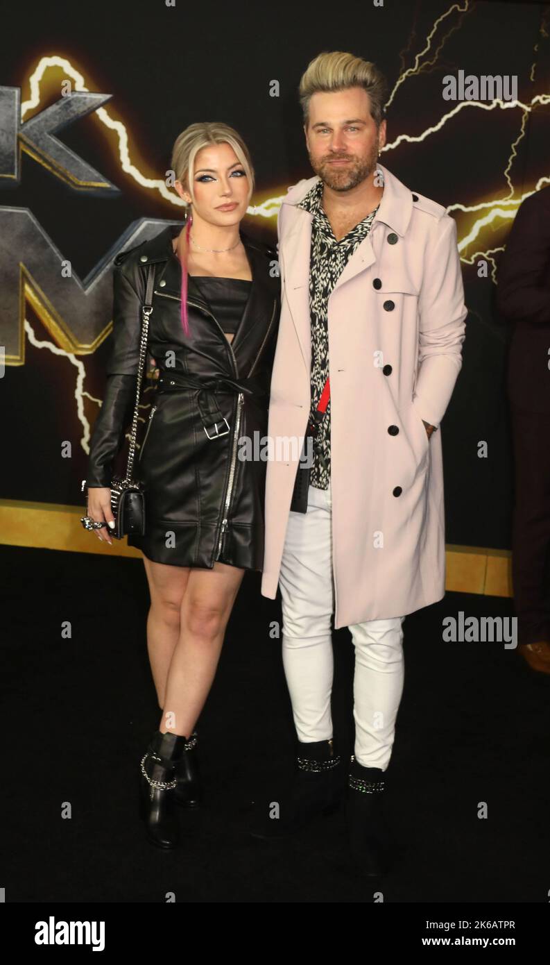 October 12, 2022, New York City, New York, USA: ALEXA BLISS and singer ...