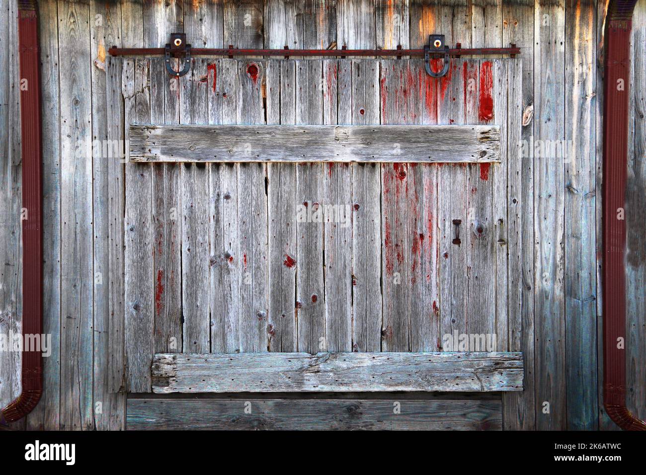 a rustic old farm barn sliding door entrance farming storage wooden ...