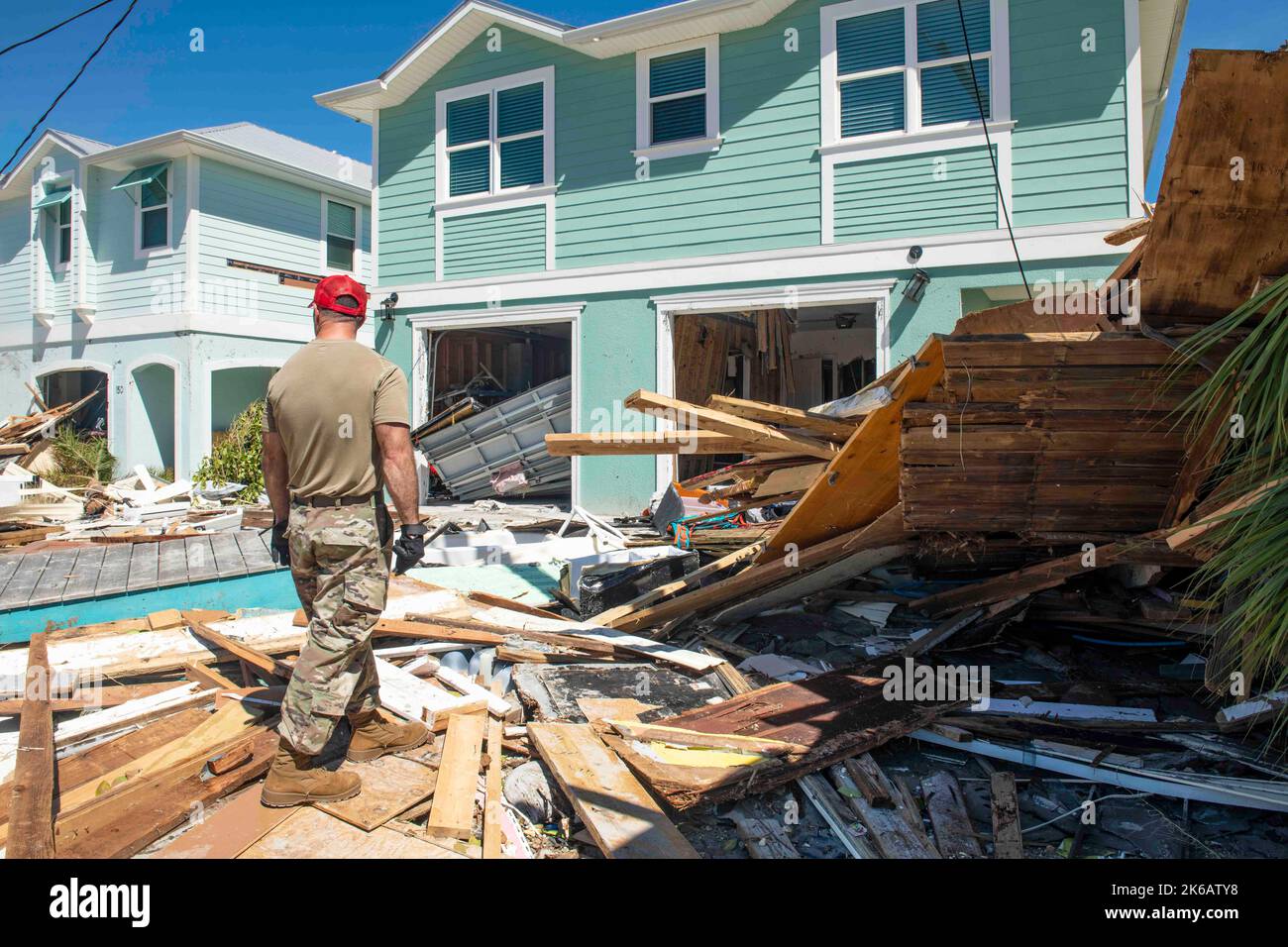 Fort Myers Beach, Florida, USA. 30th Sep, 2022. The 202nd RED HORSE ...
