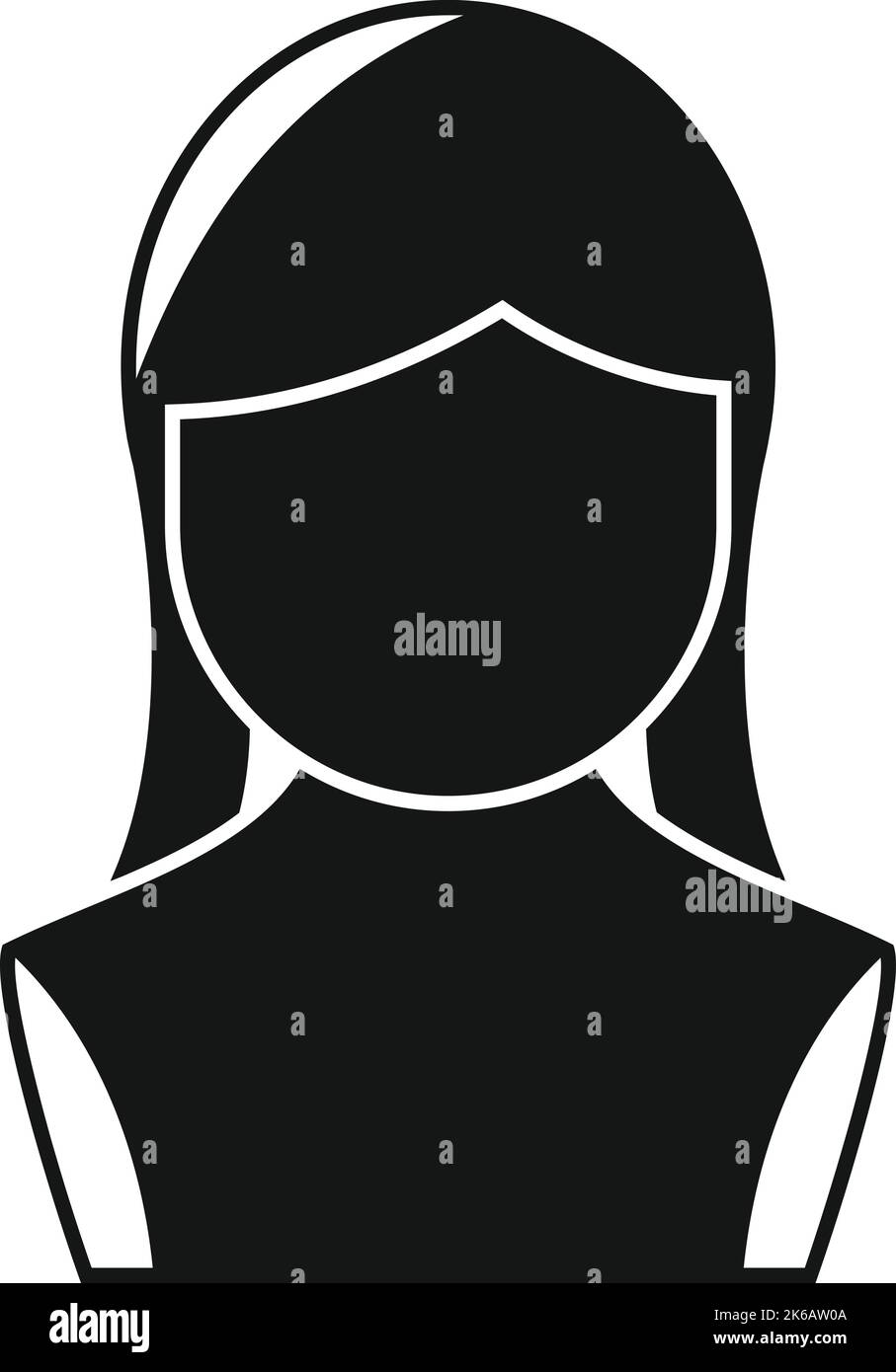 Short wig icon simple vector. Head style. Fashion model Stock Vector ... Short wig icon simple vector. Head style. Fashion model Stock Vector ...