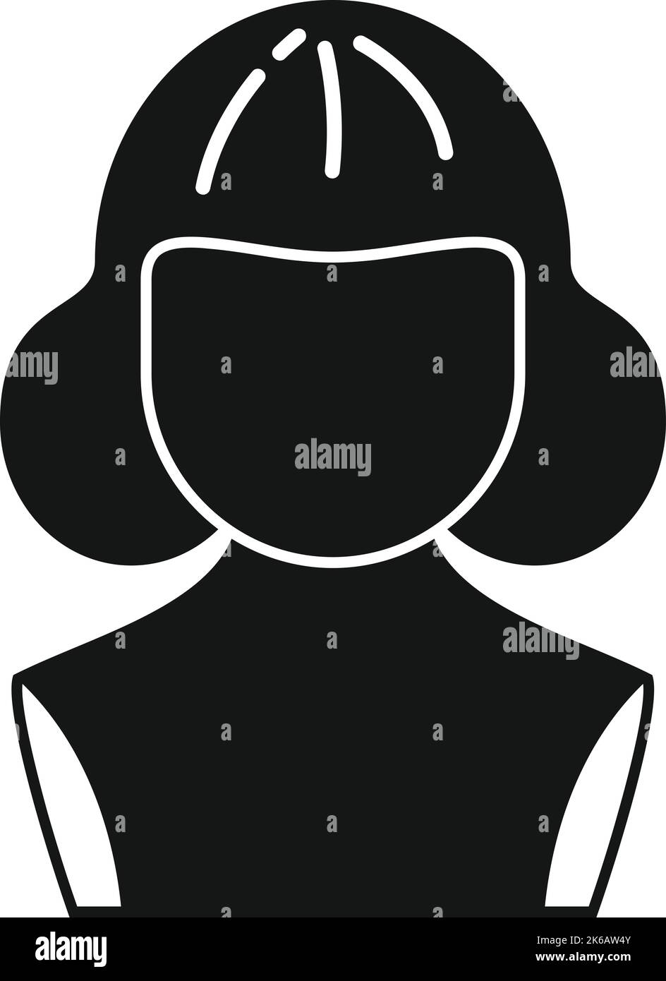 Face wig icon simple vector. Haircut style. Fashion beauty Stock Vector ... Face wig icon simple vector. Haircut style. Fashion beauty Stock Vector ...