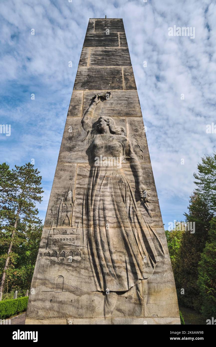 21 August 2022, Dresden, Germany. The Soviet Garrison Cemetery. II ...