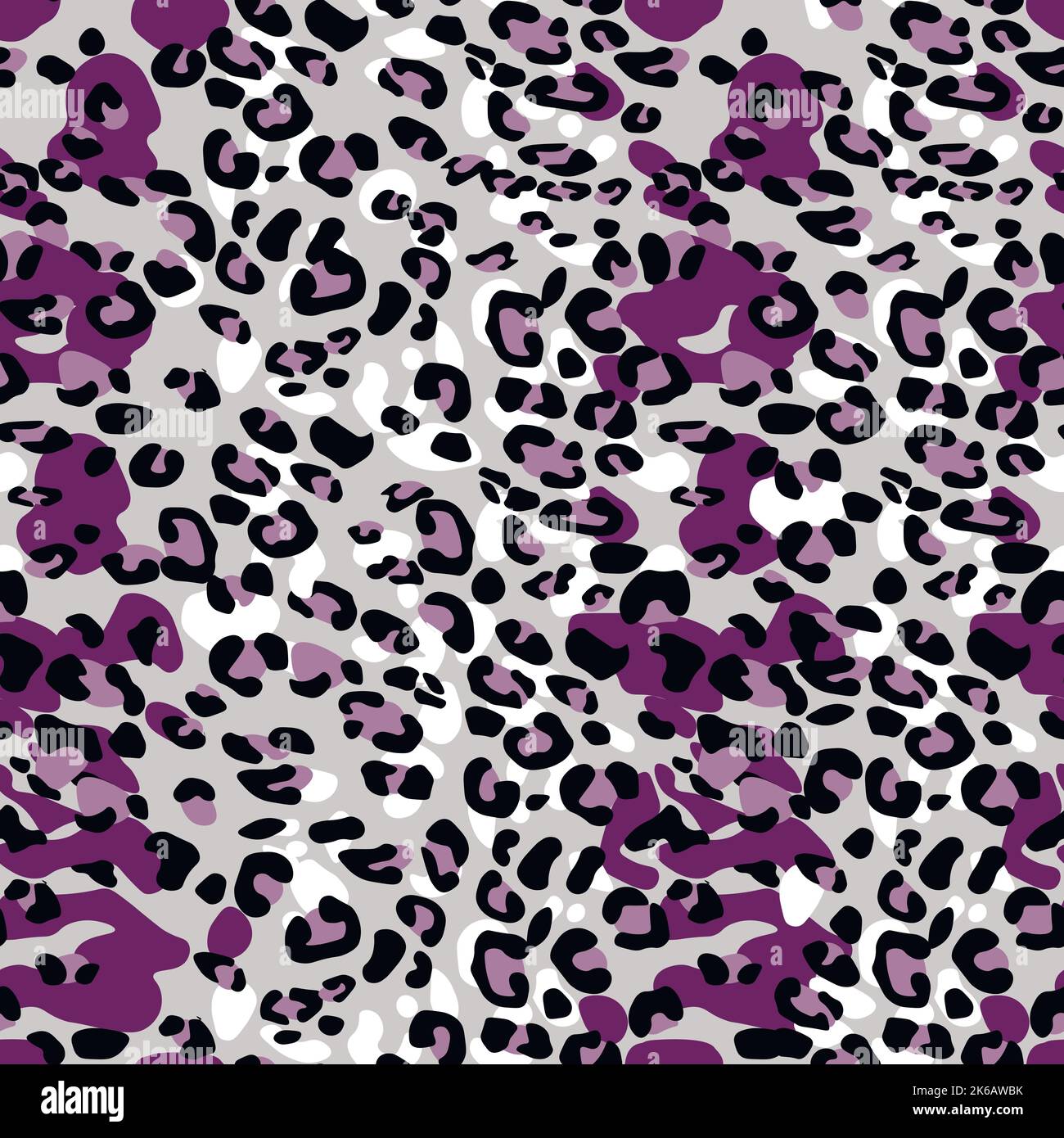 Abstract modern leopard seamless pattern. Animals trendy background ...