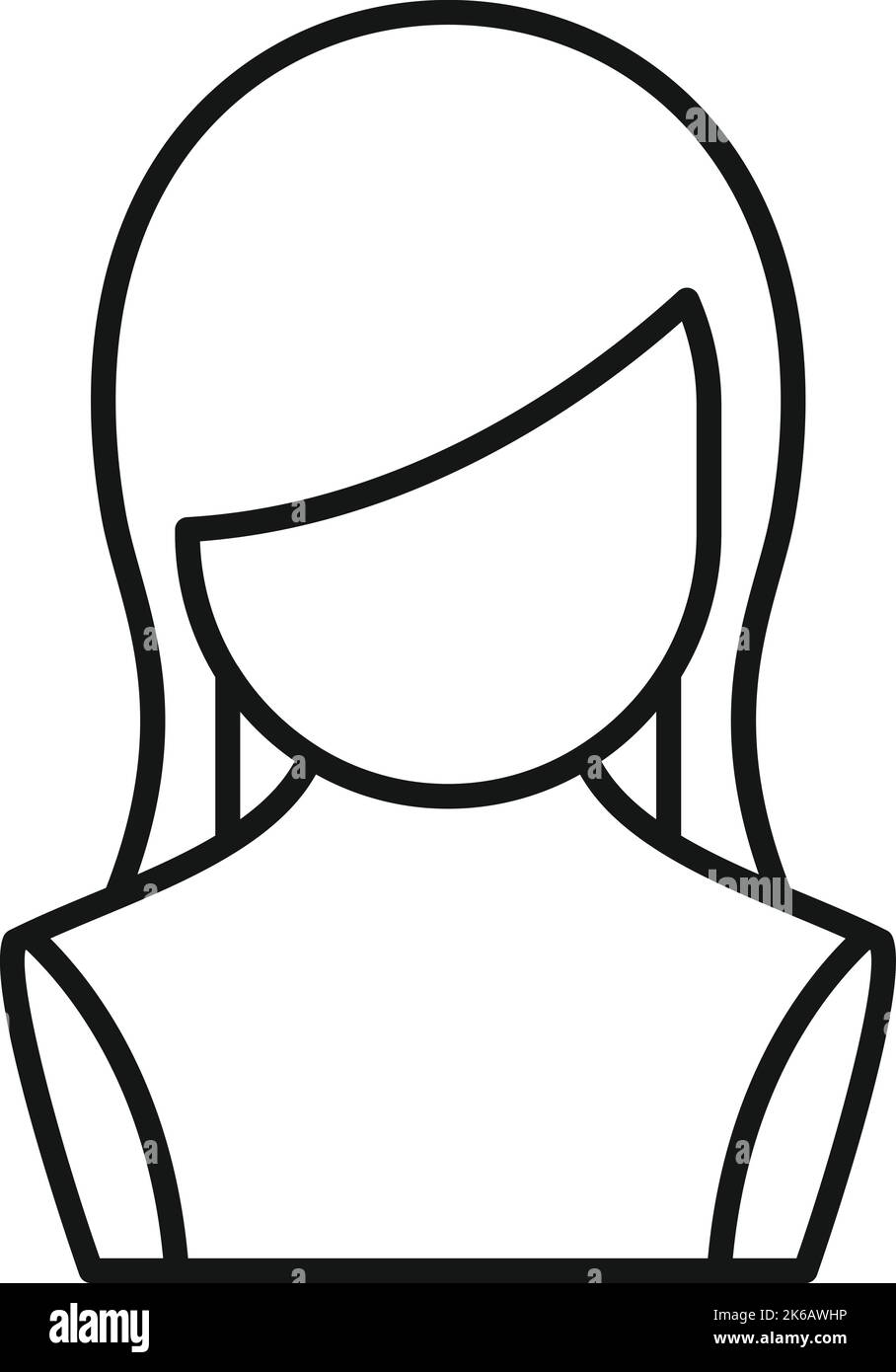 Face wig icon outline vector. Haircut style. Fashion beauty Stock ... Face wig icon outline vector. Haircut style. Fashion beauty Stock ...