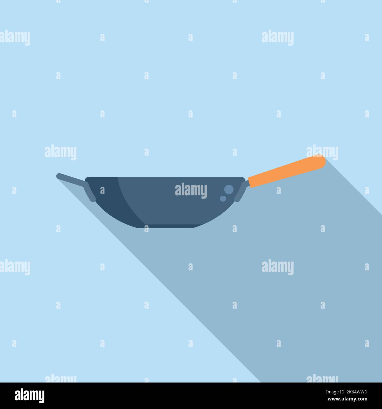 Wok cooked seafood Stock Vector Images - Alamy