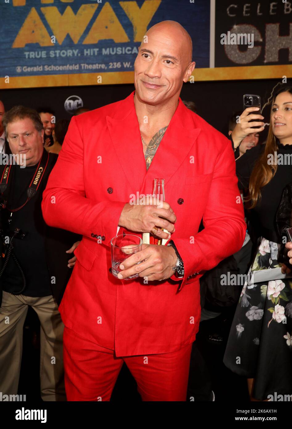October 12, 2022, New York City, New York, USA: Actor DWAYNE JOHNSON ...