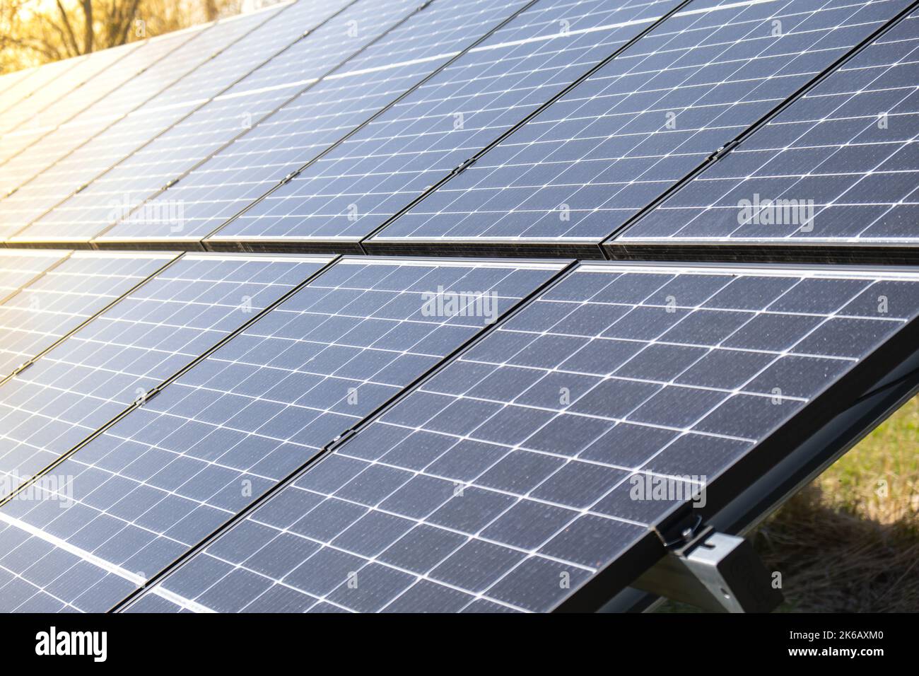 New ecologic house with solar panels Alternative to conventional energy ...