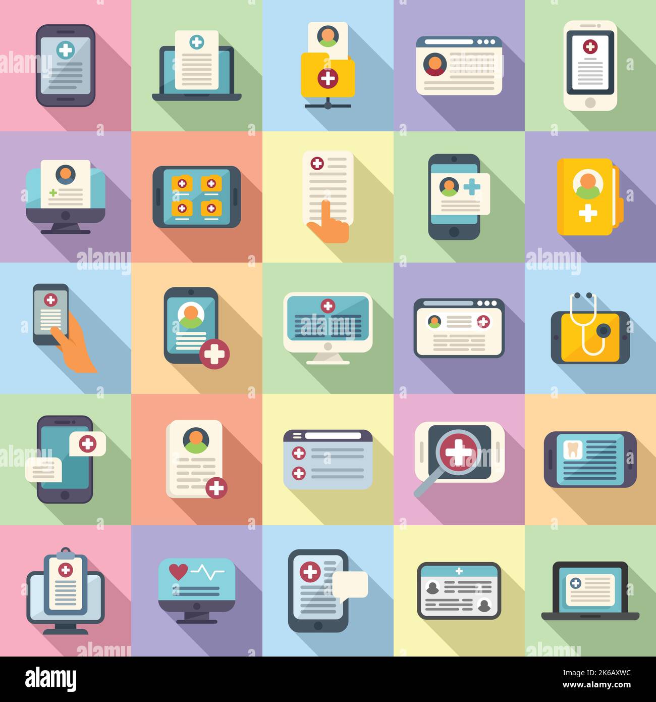 Digital ai and healthcare and hospital Stock Vector Images - Alamy