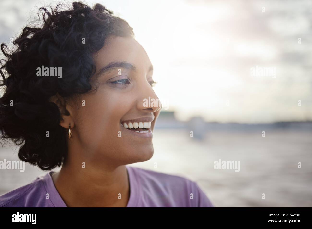 Indian girl with nature hi-res stock photography and images - Alamy