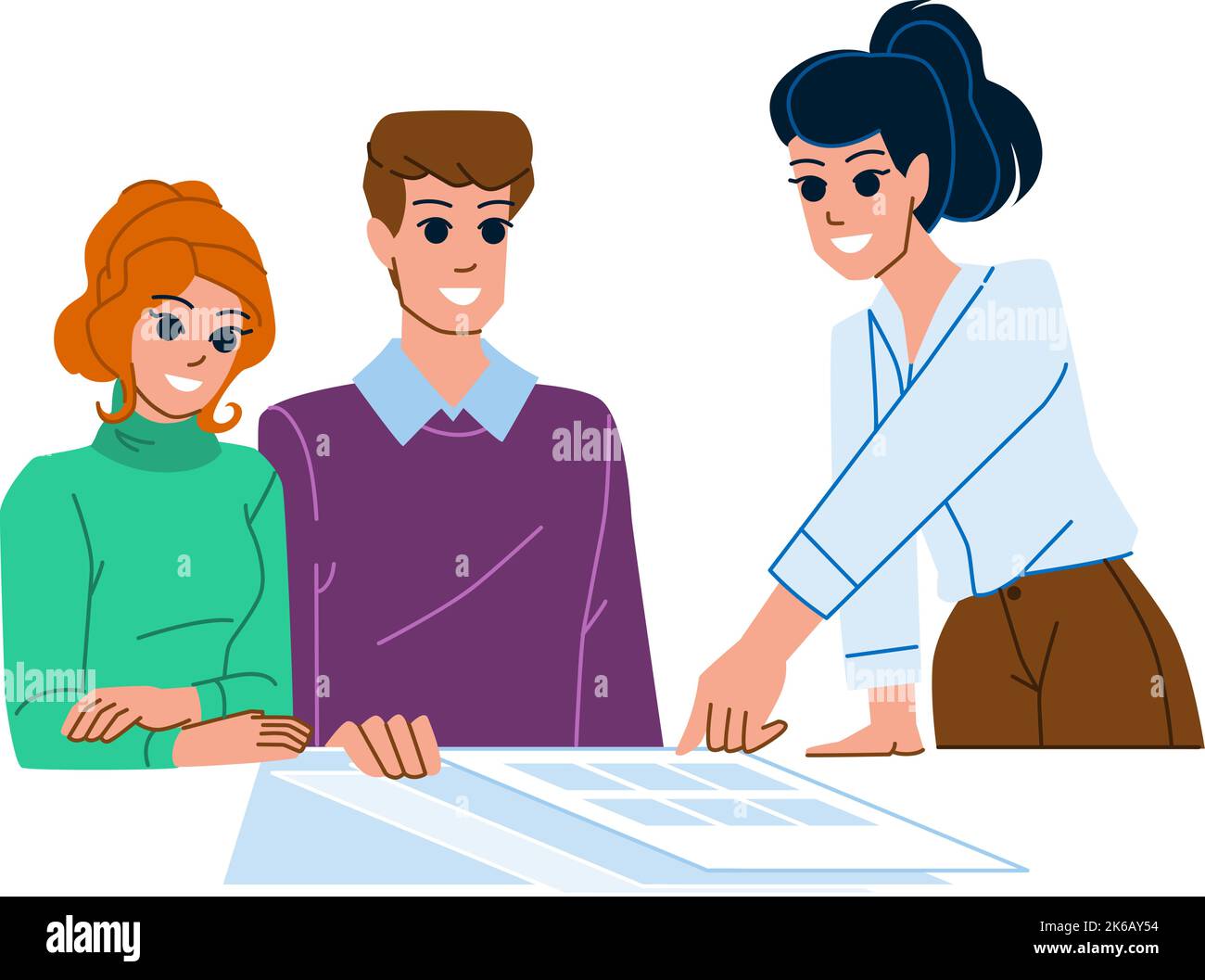 family meeting vector Stock Vector Image & Art - Alamy