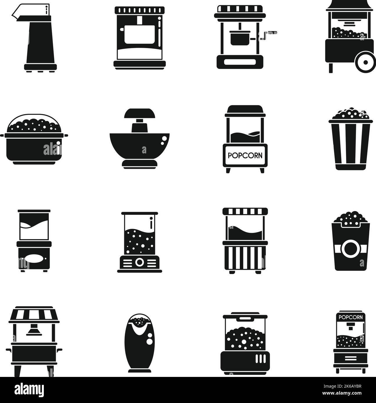 Making kettle corn Stock Vector Images - Alamy